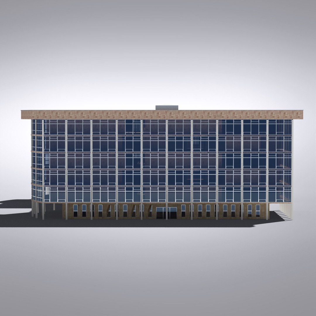 3d Model Modern Generic Building