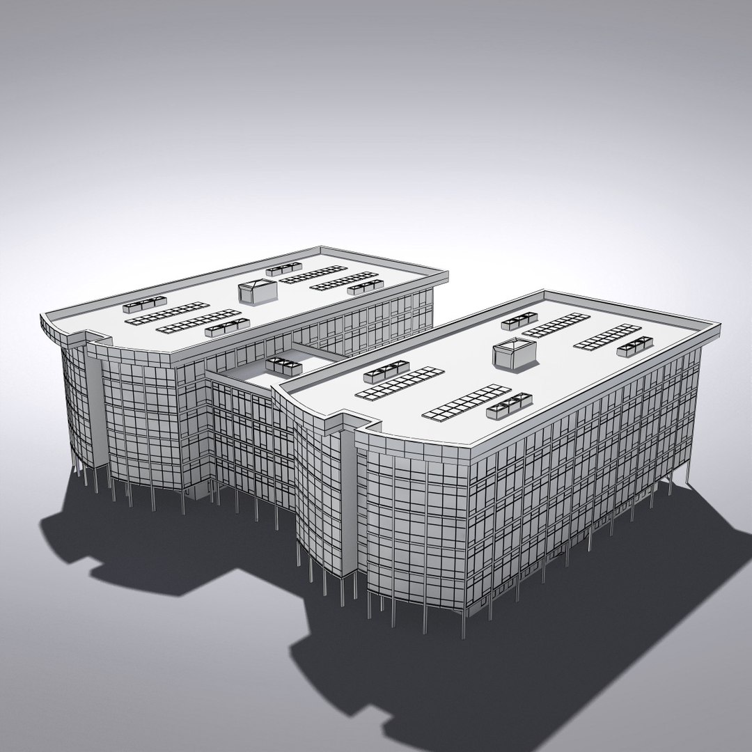 3d Model Modern Generic Building