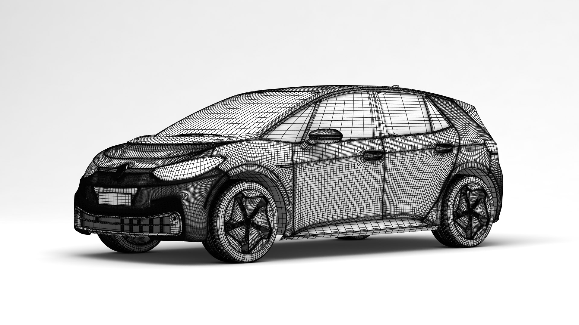 Volkswagen ID 3 Pro 2021 3D Model - TurboSquid 1838596