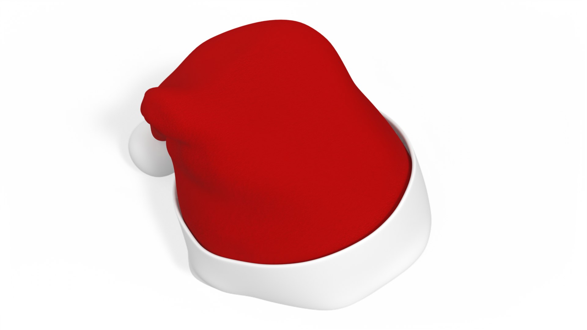 3D Christmas Santa Claus Hat Cap - TurboSquid 2161296