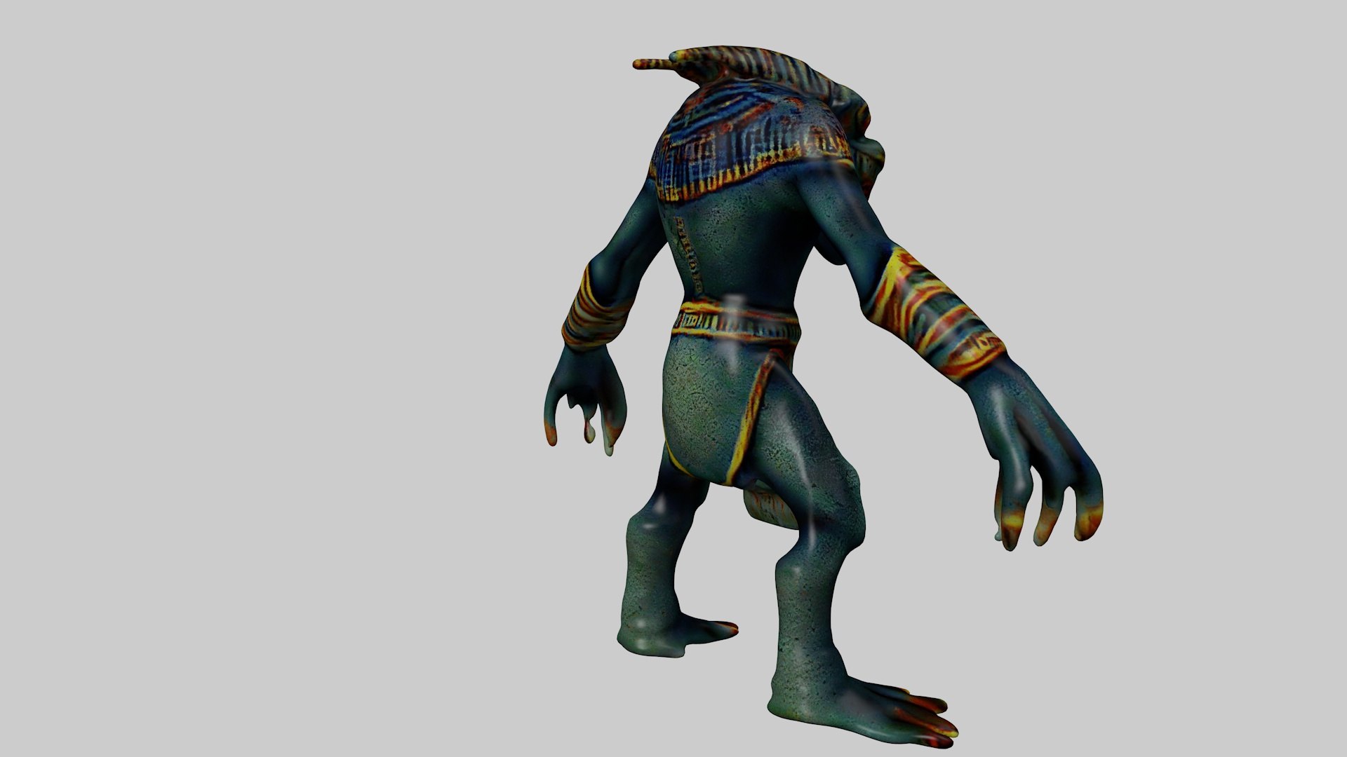 3D Egyptian Monster 3 Model - TurboSquid 2169571