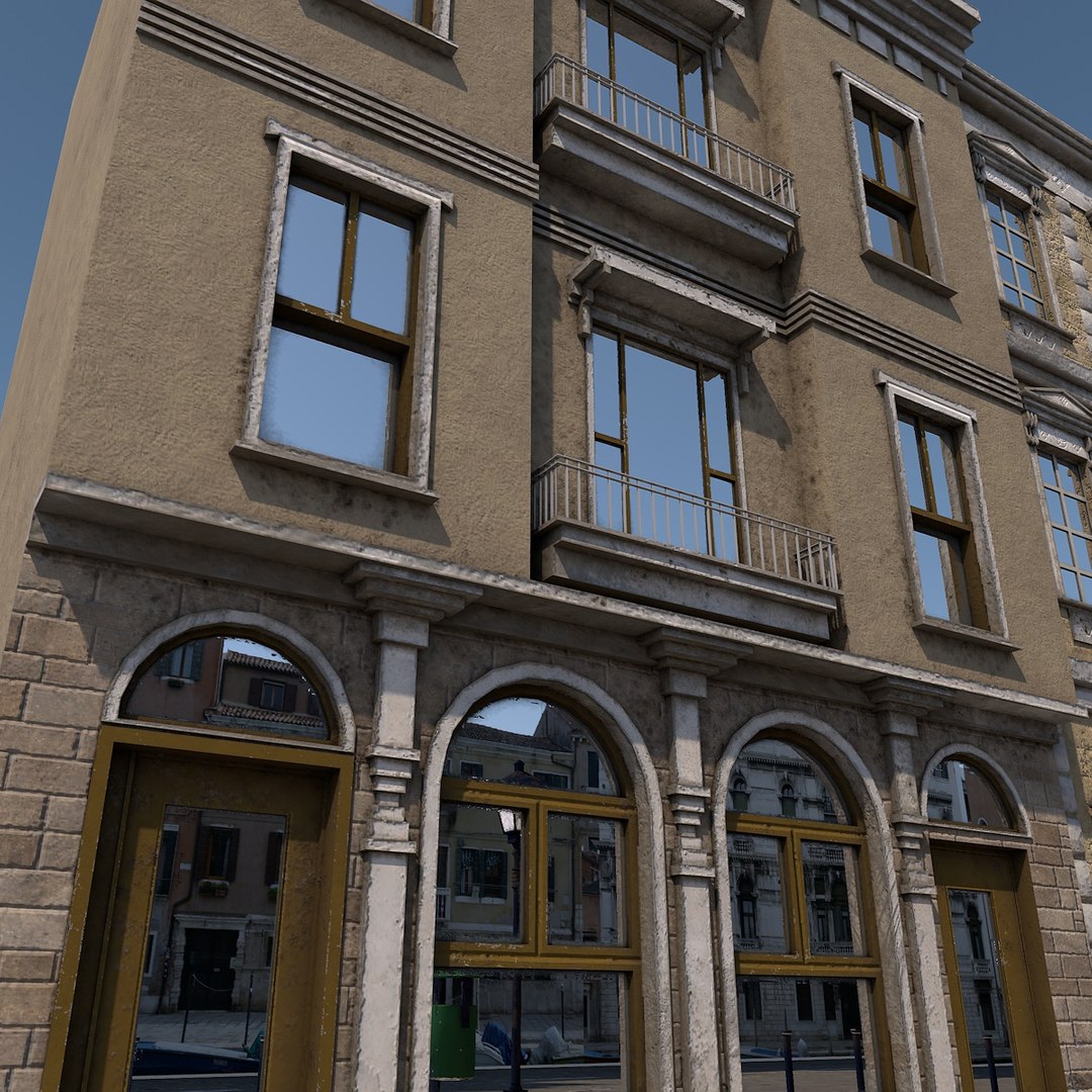 3D Street Scene Model - TurboSquid 1280228