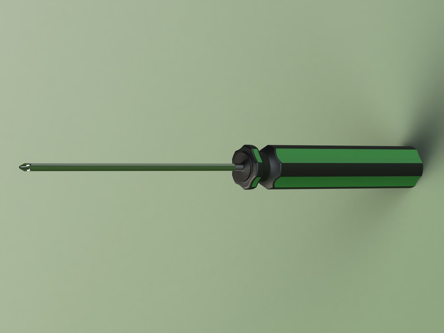 3D Cross Type Screw Driver 3X100mm model - TurboSquid 2176562