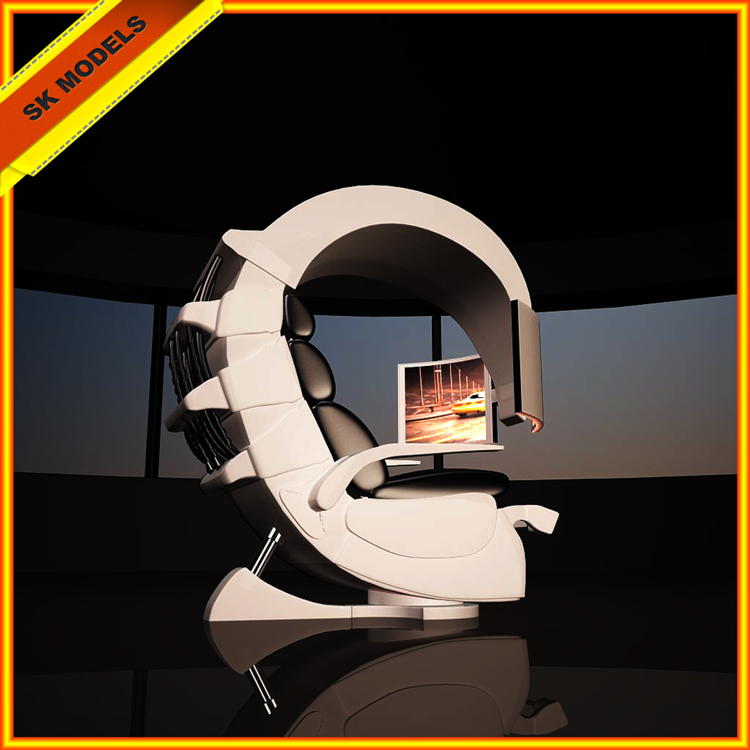 3d Model Modern - Hi-tech Work