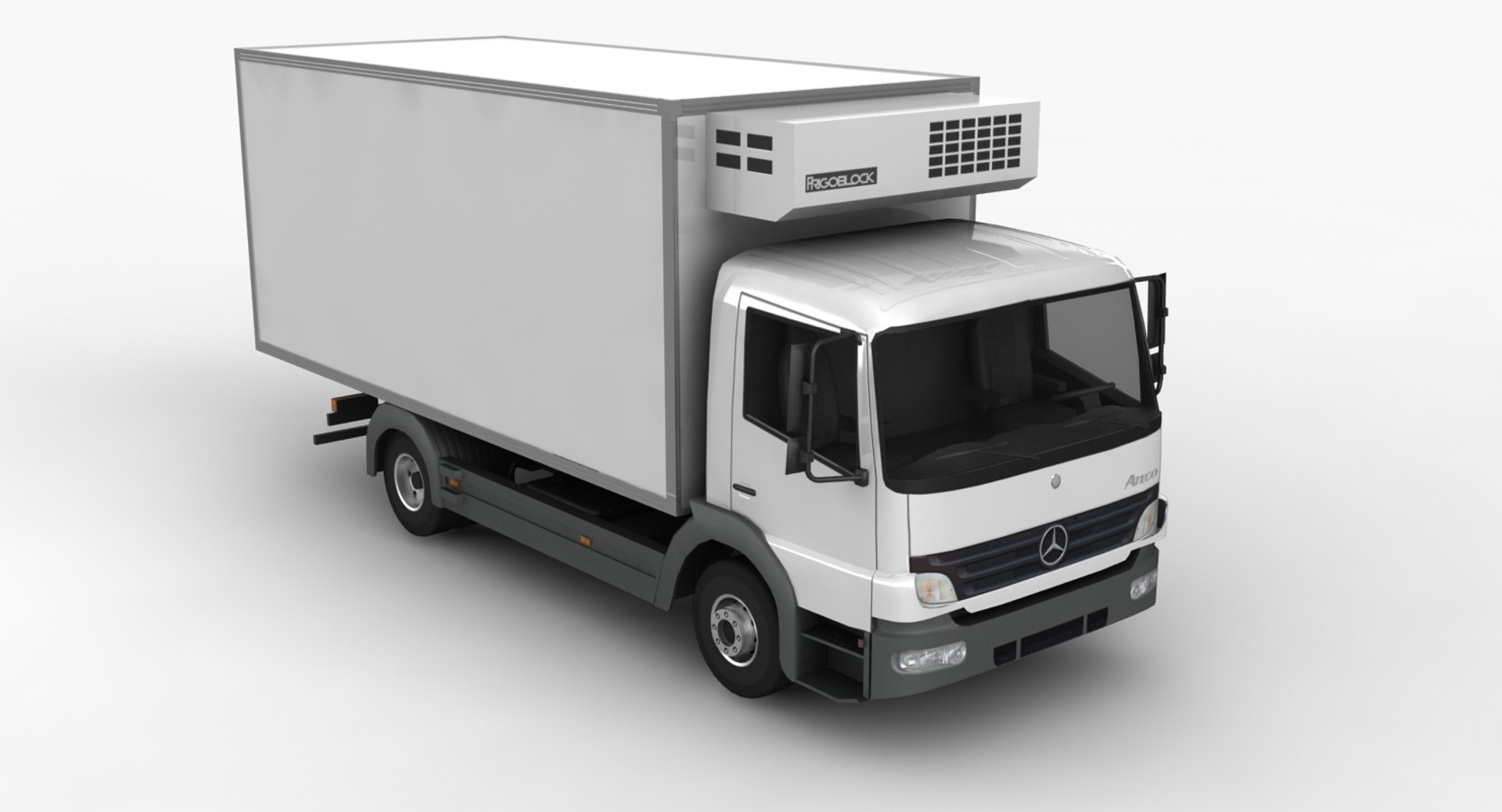 3d Mercedes-benz Atego Truck