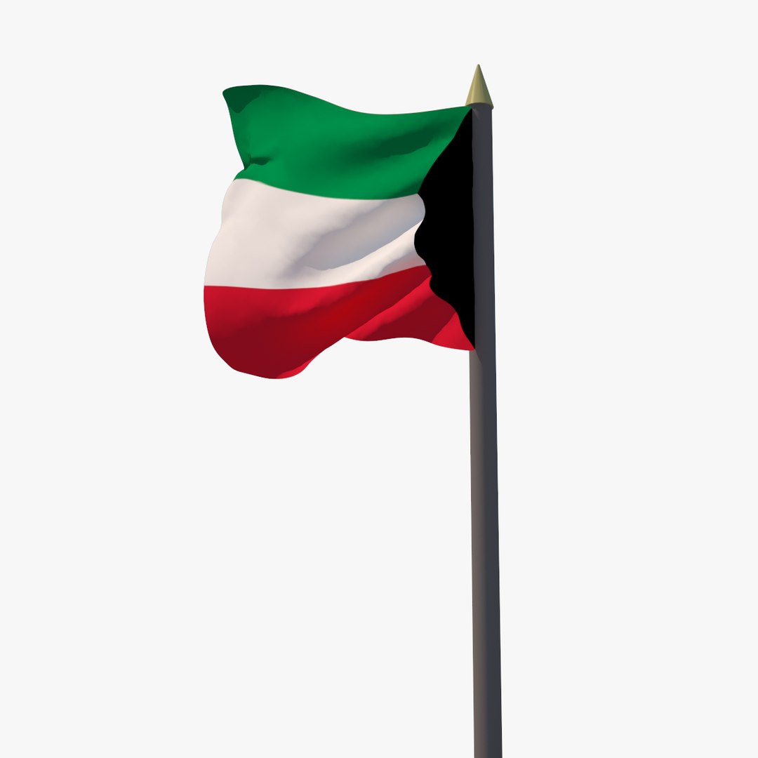 3D Flag Kuwait - Animation - TurboSquid 1189980