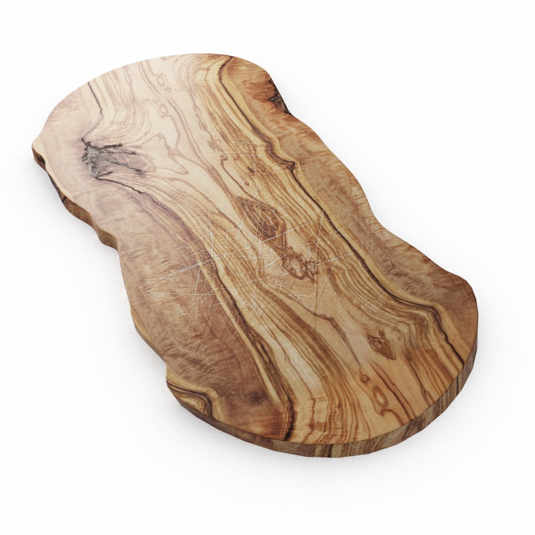 3D Model Chopping Board Wood - TurboSquid 1396313