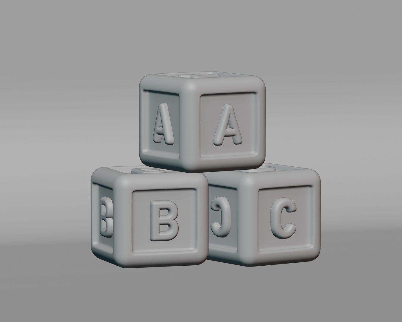 3D ABC Alphabet Blocks - TurboSquid 2492369