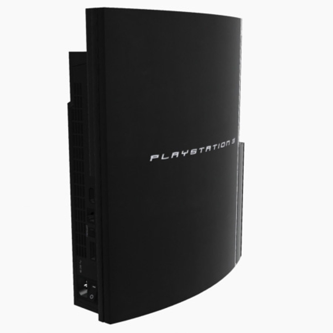 2007 Sony Playstation 3 3d Model