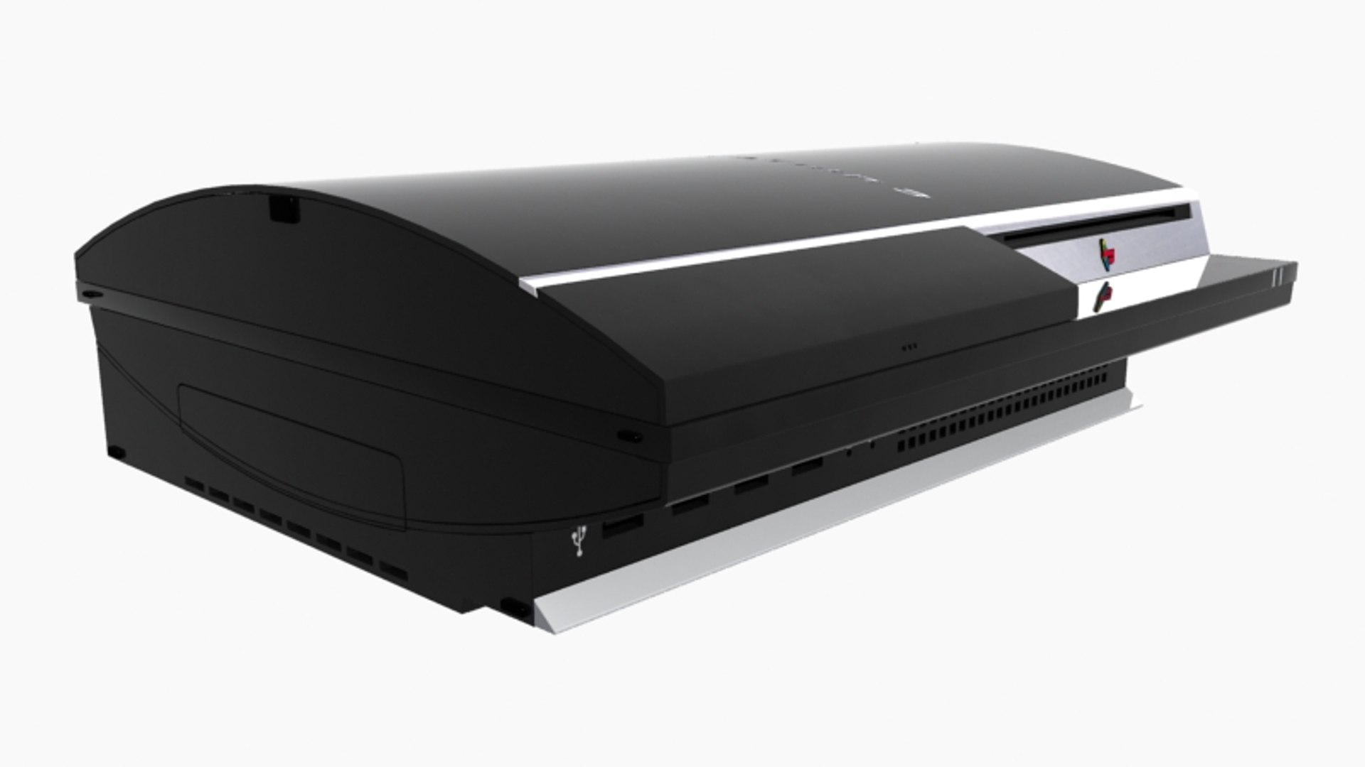 2007 Sony Playstation 3 3d Model