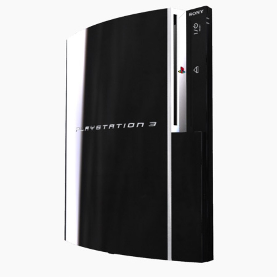 2007 Sony Playstation 3 3d Model