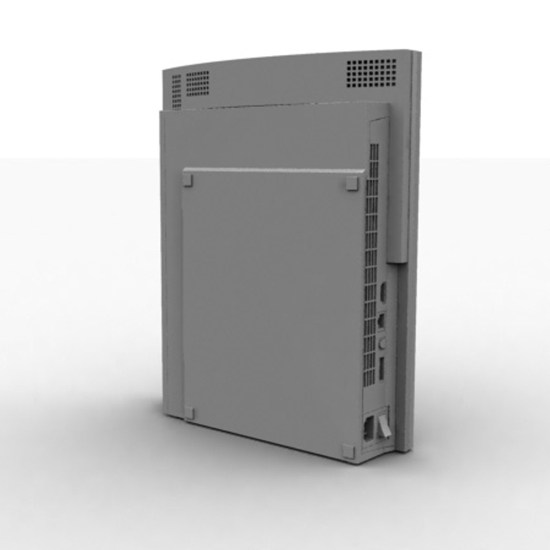 2007 Sony Playstation 3 3d Model