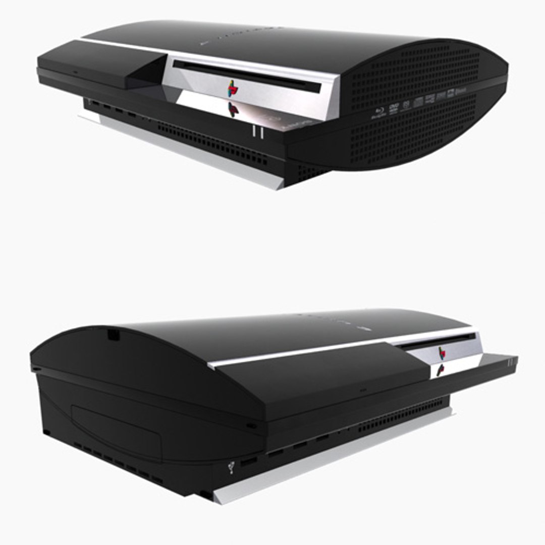 2007 Sony Playstation 3 3d Model