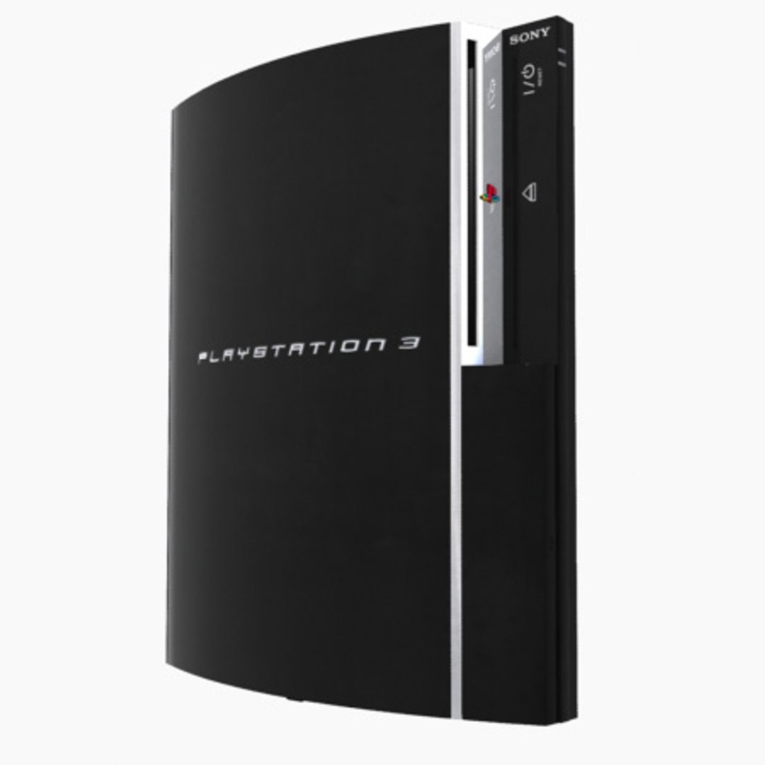 2007 Sony Playstation 3 3d Model