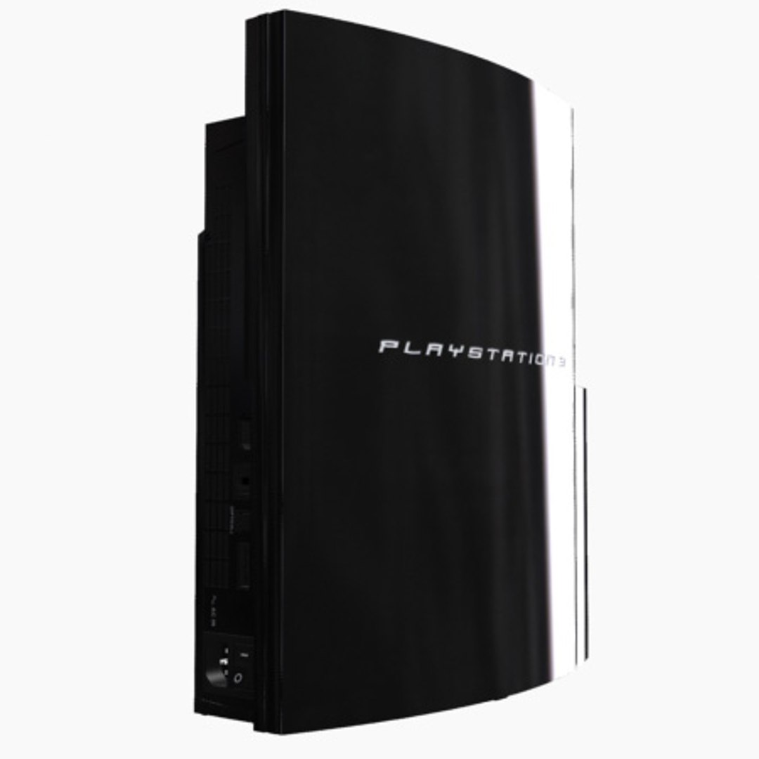 2007 Sony Playstation 3 3d Model