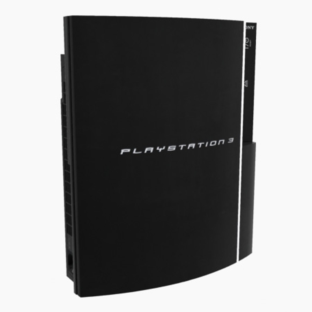 2007 Sony Playstation 3 3d Model