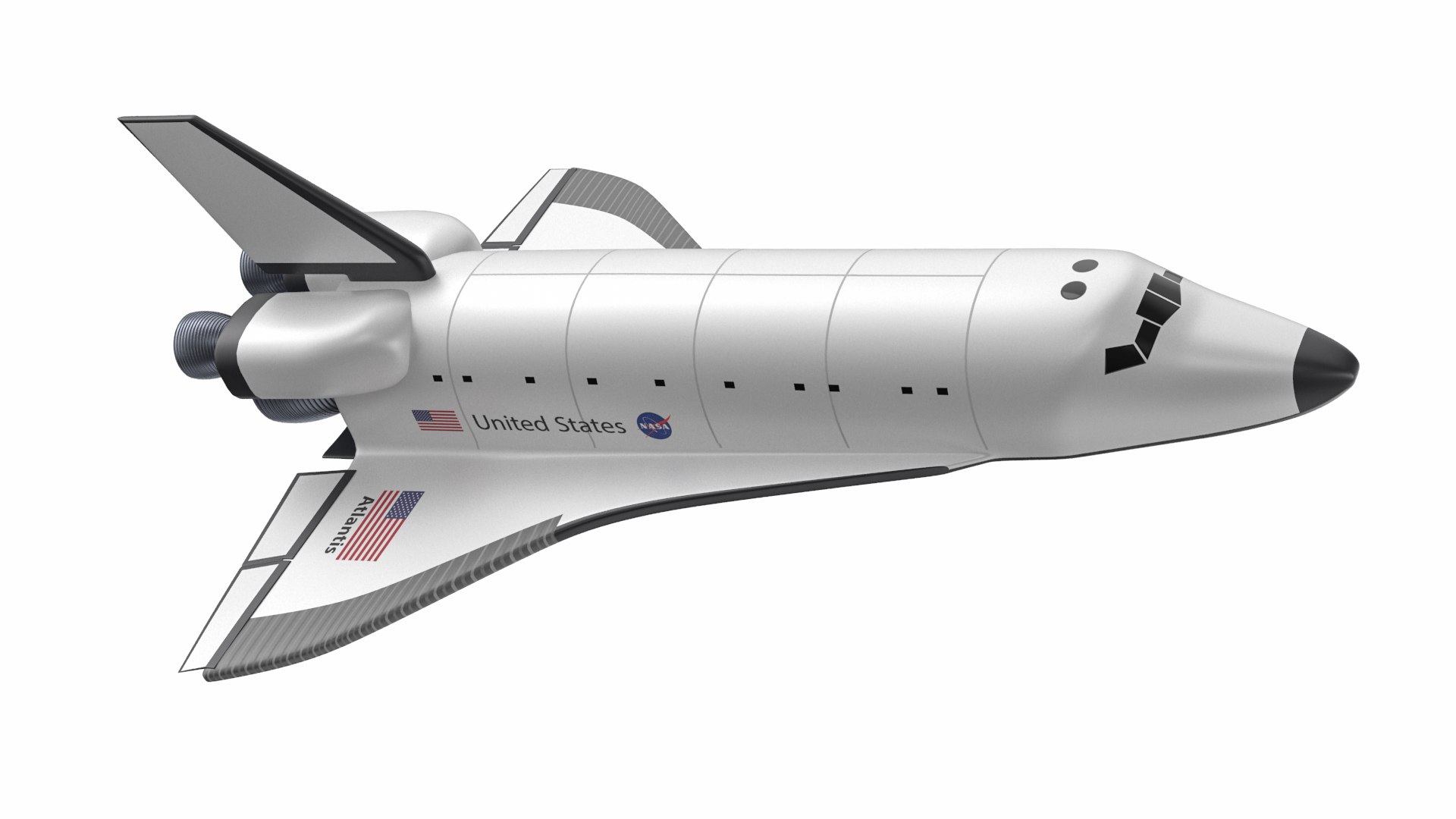 3D Model Space Shuttle Ship - TurboSquid 2262336