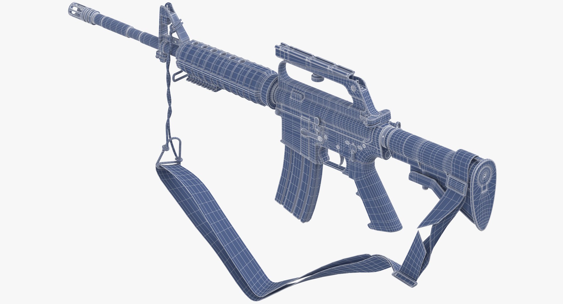3D M16 Rifle M16a2 - - TurboSquid 1370532