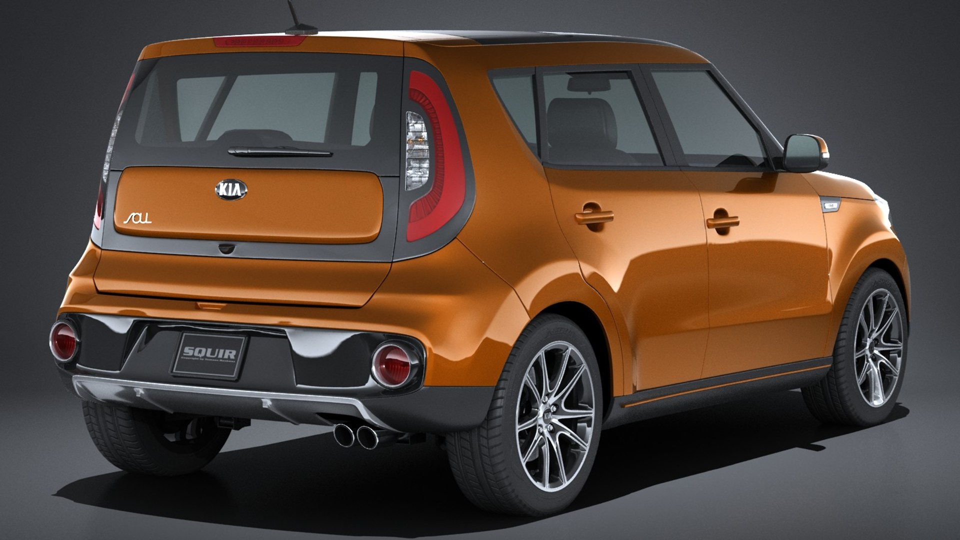 3d Kia Soul Turbo Model