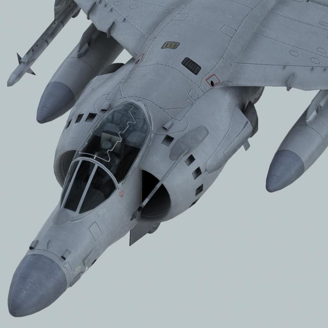 Harrier Fa Mk2 3d Model
