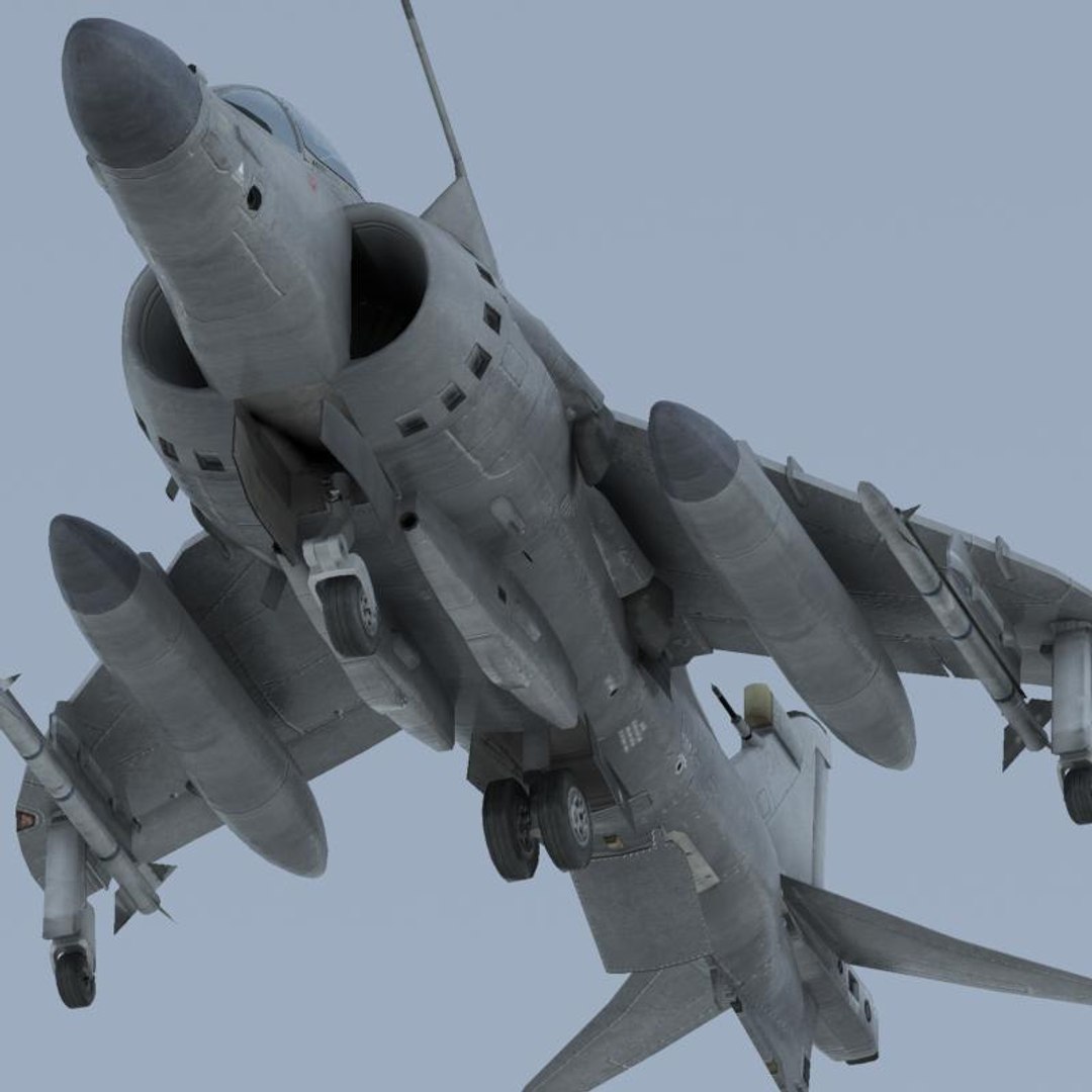 Harrier Fa Mk2 3d Model