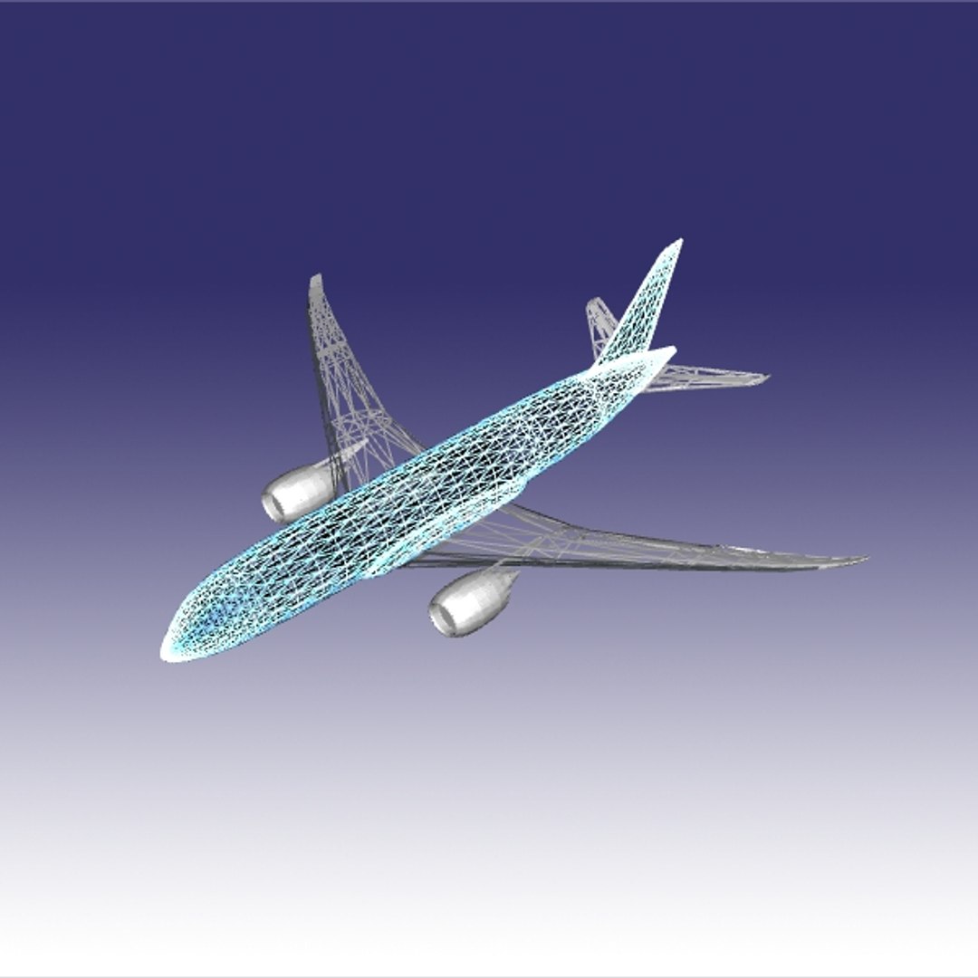 3d Boeing 787-8 Dreamliner