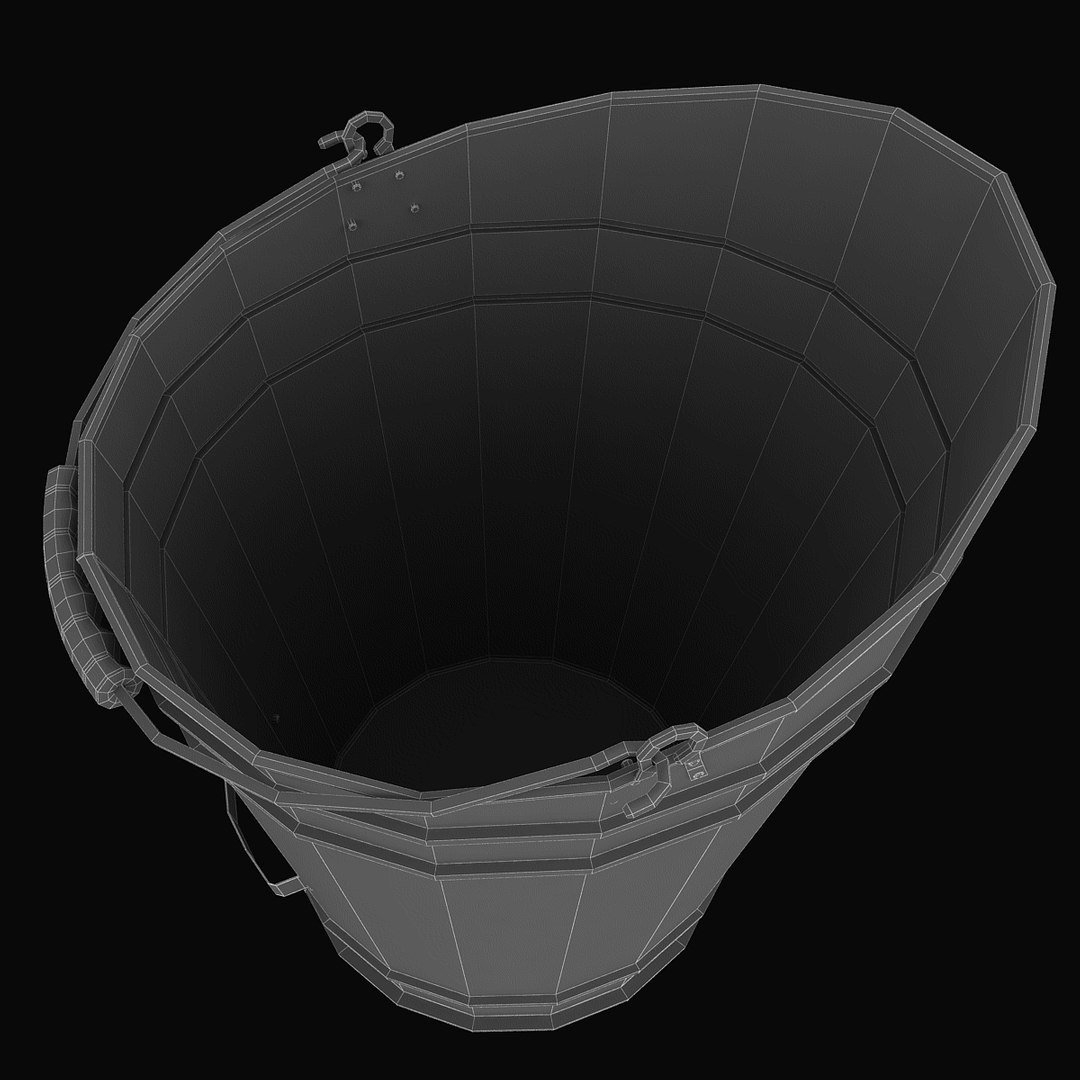 3d Bucket Modeled