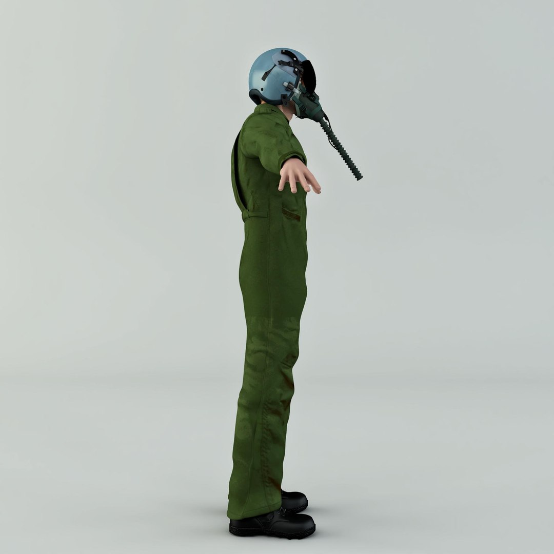 3D Jet Fighter Pilot - TurboSquid 1420843