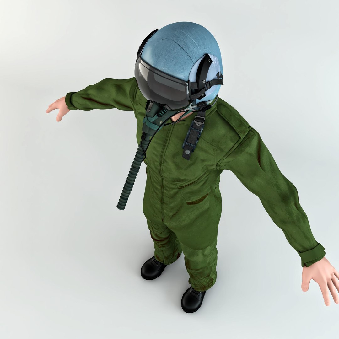 3D Jet Fighter Pilot - TurboSquid 1420843