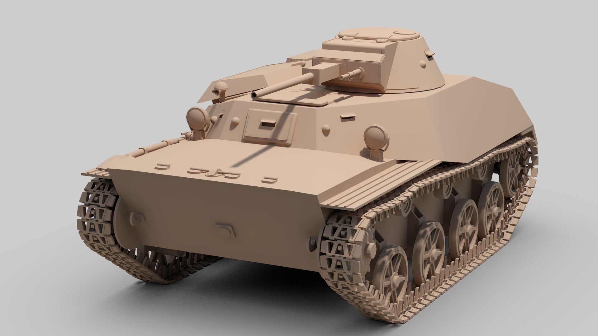 3D Model T30 Light Tank - TurboSquid 1964565