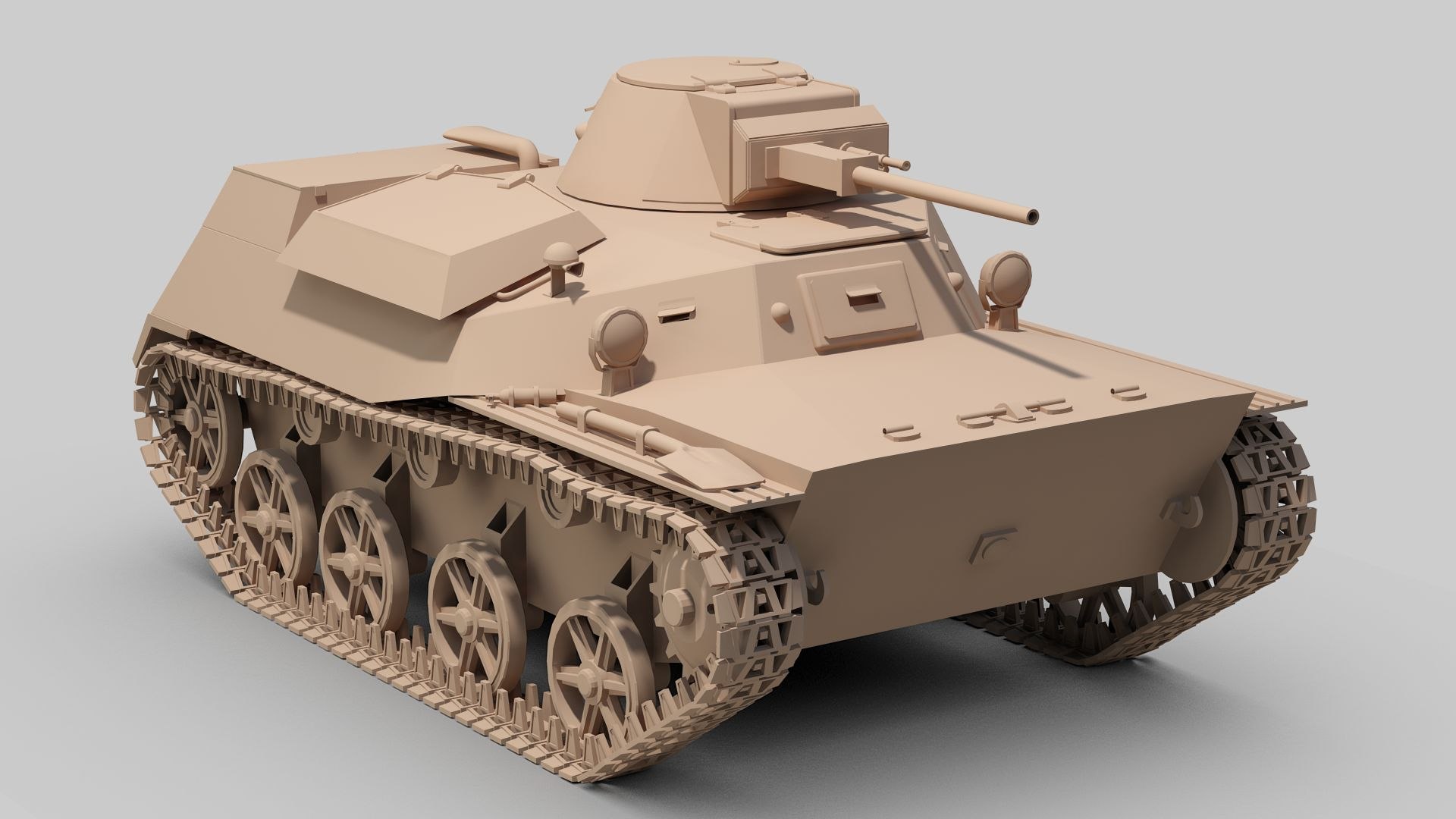3D Model T30 Light Tank - TurboSquid 1964565