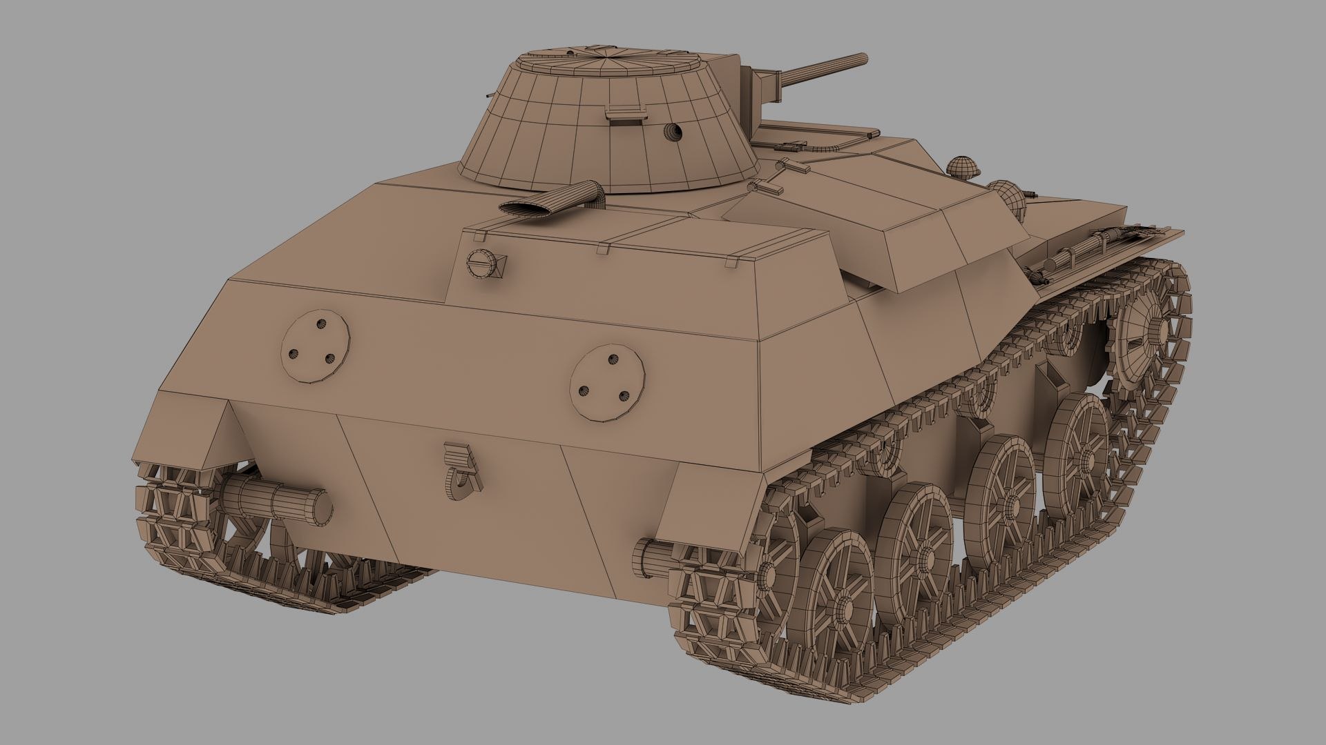 3D Model T30 Light Tank - TurboSquid 1964565