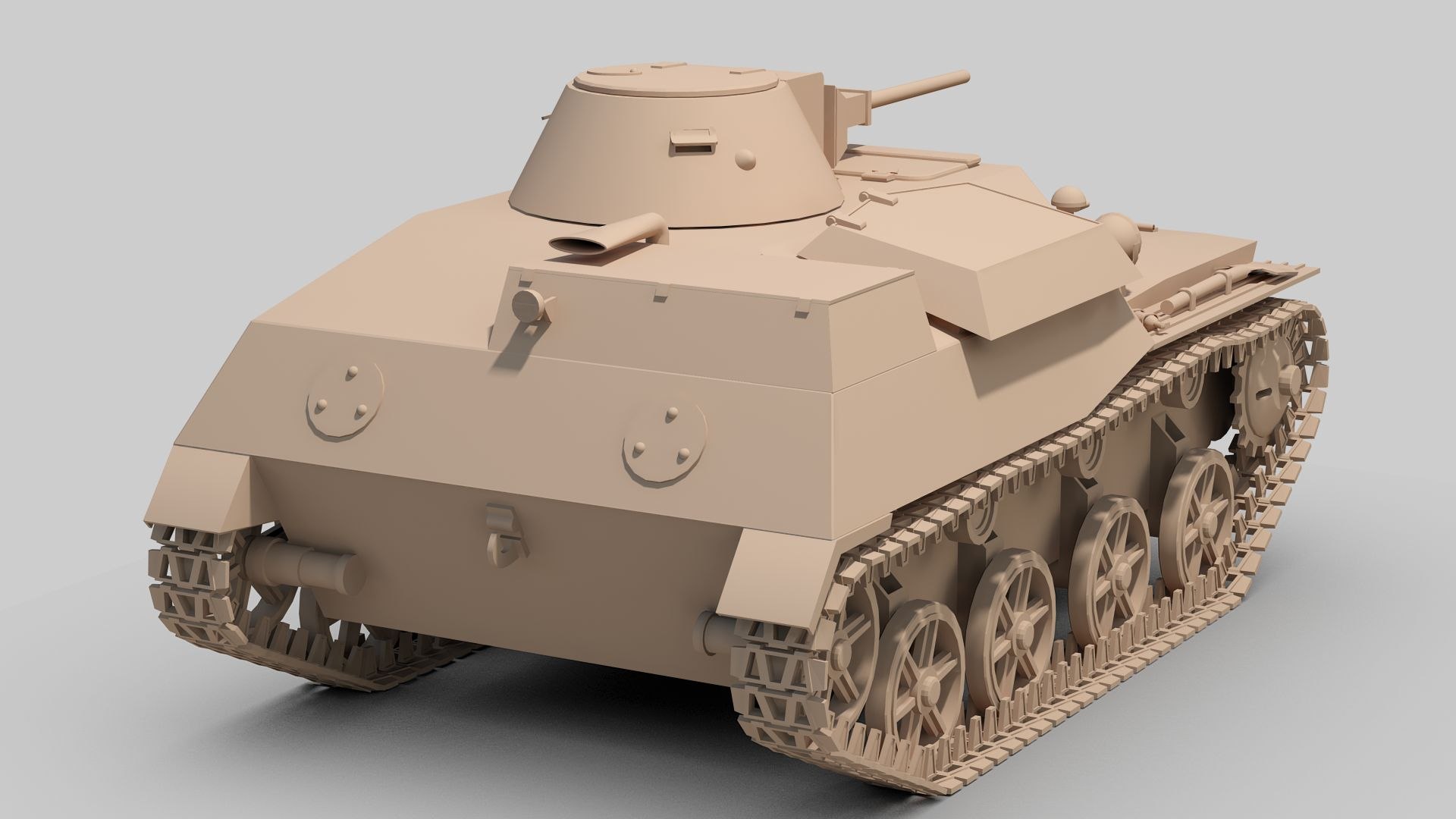 3D Model T30 Light Tank - TurboSquid 1964565