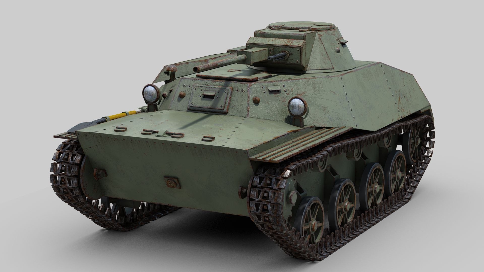 3D Model T30 Light Tank - TurboSquid 1964565