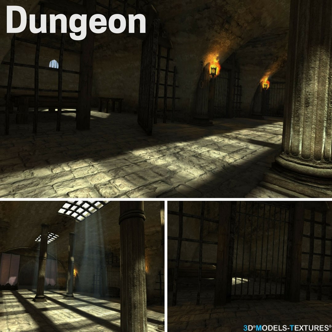 Old Dungeon 3D Model - TurboSquid 1213320