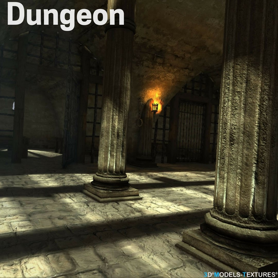 Old Dungeon 3D Model - TurboSquid 1213320