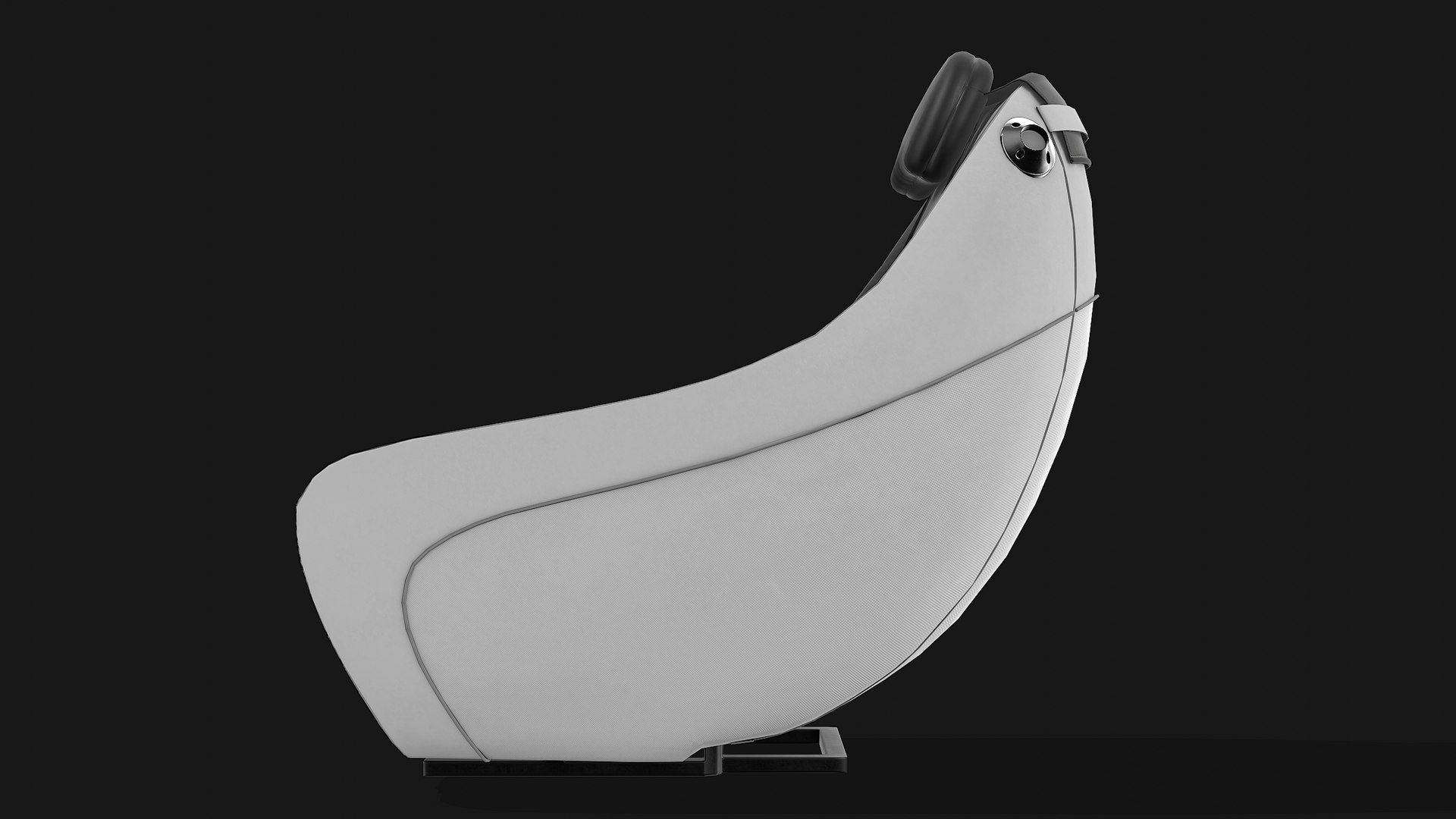 Synca CirC Compact Massage Chair - Black Model - TurboSquid 2254508