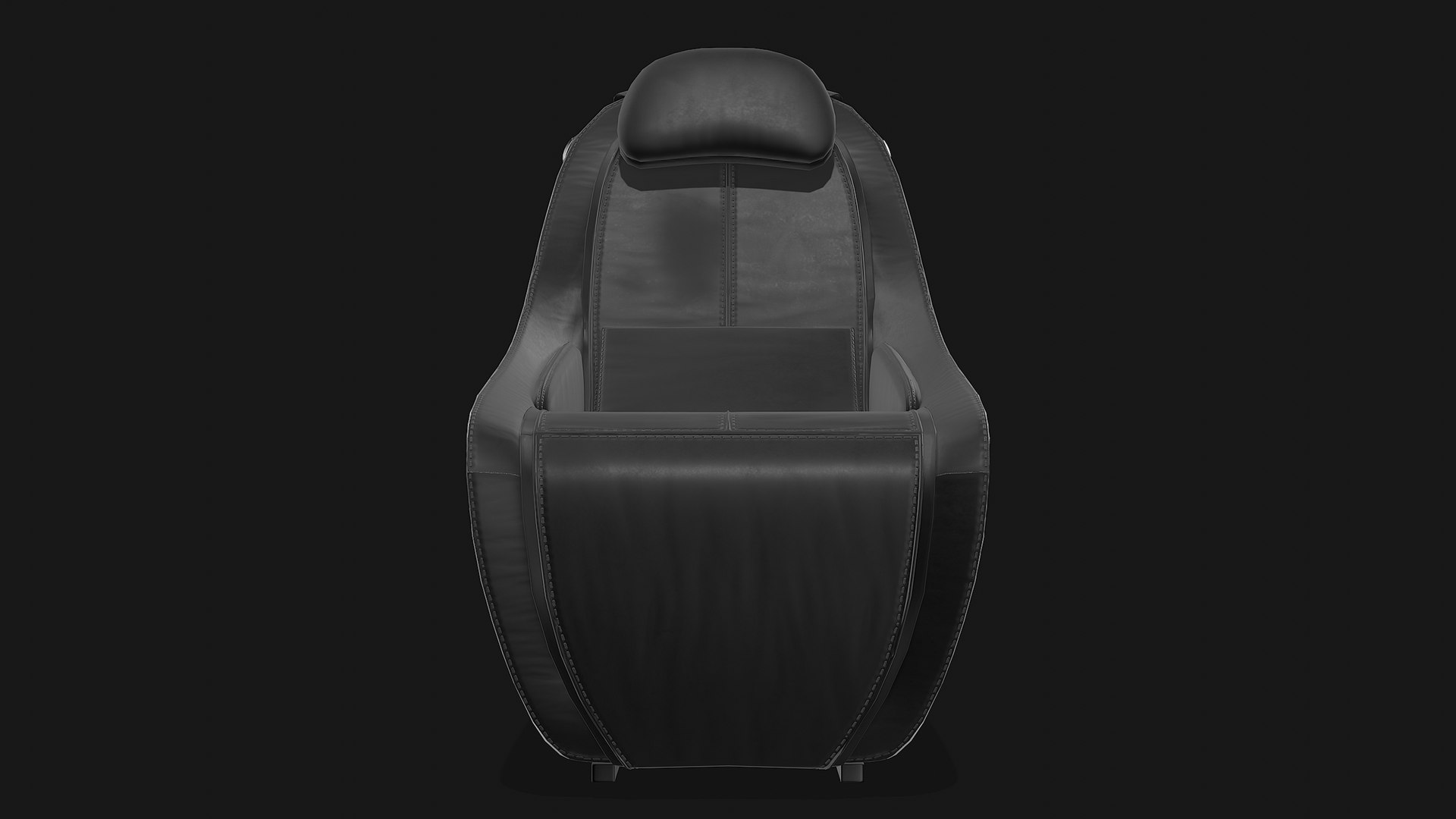 Synca CirC Compact Massage Chair - Black Model - TurboSquid 2254508