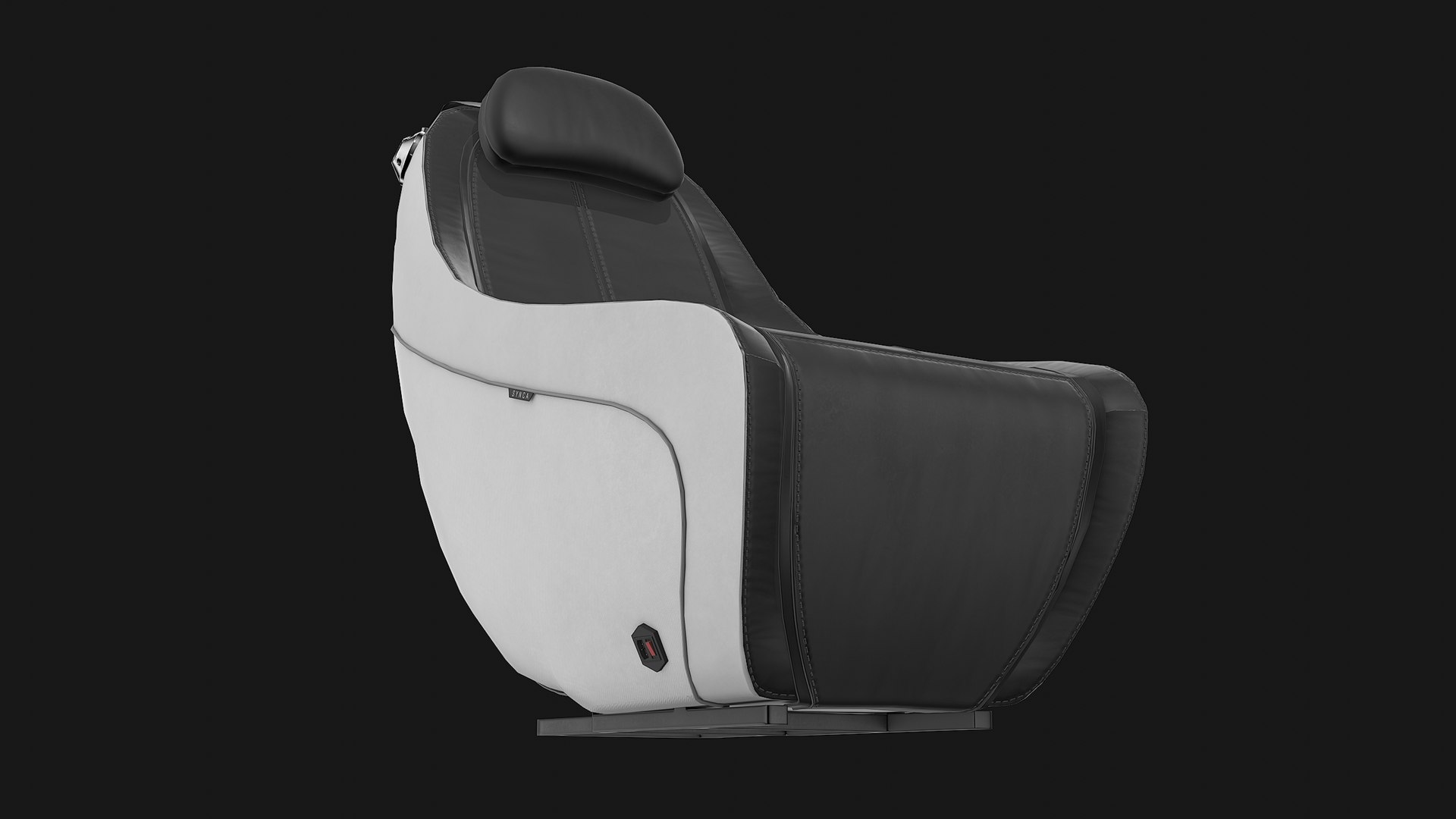 Synca CirC Compact Massage Chair - Black Model - TurboSquid 2254508