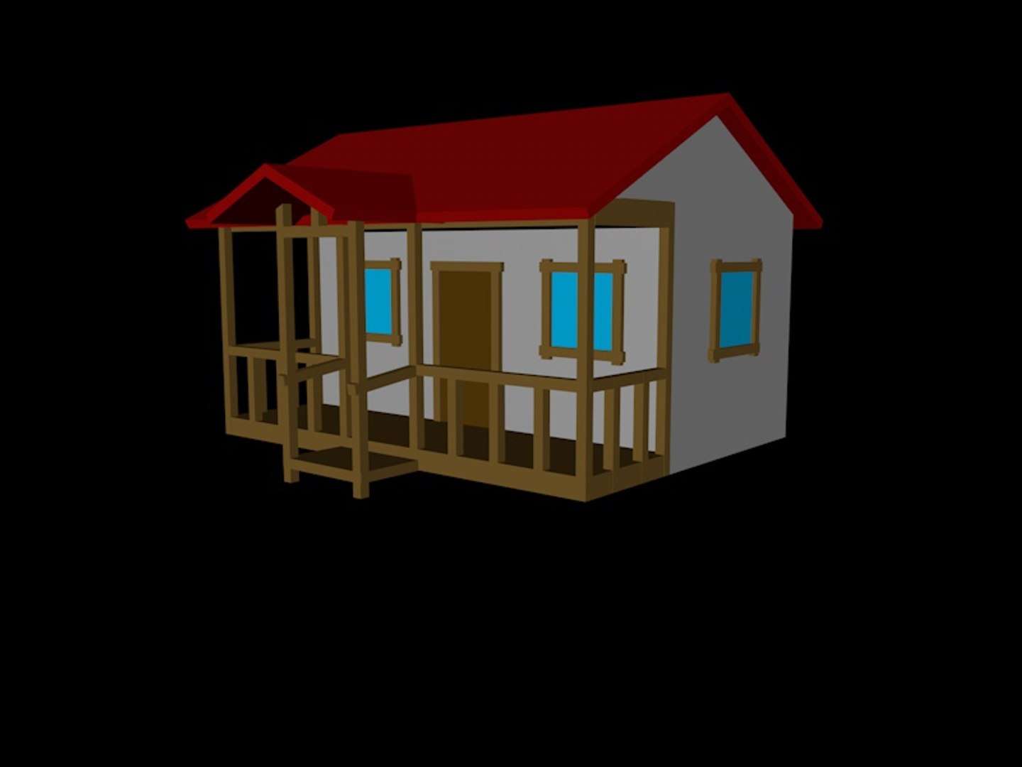 c4d house