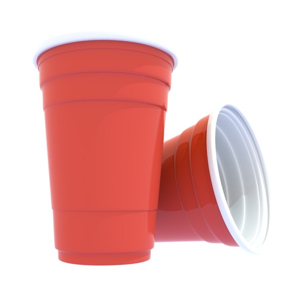 modelo 3d Copa Red Solo - Versiones Low Poly y High Poly - TurboSquid ...