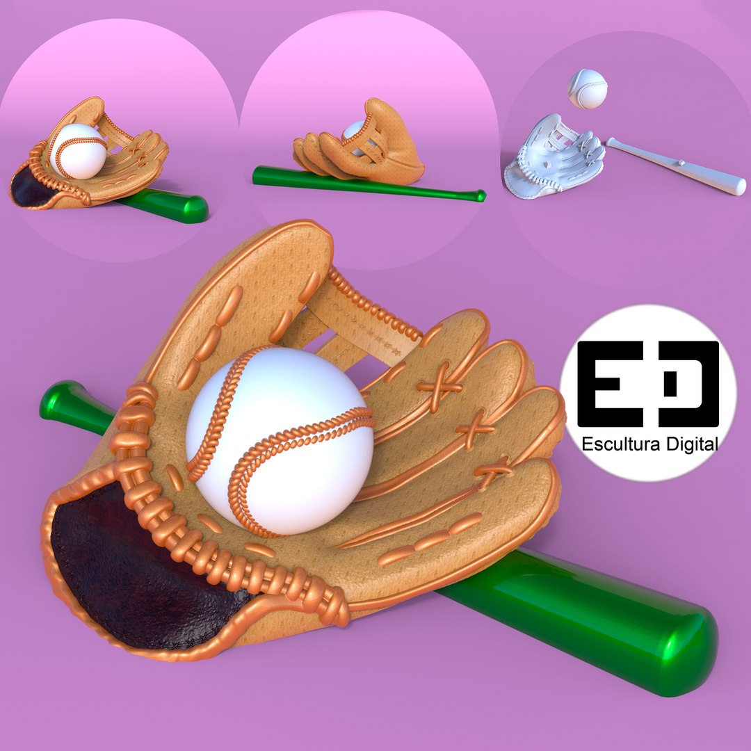 3D Beisbol - Baseball Model - TurboSquid 2355618