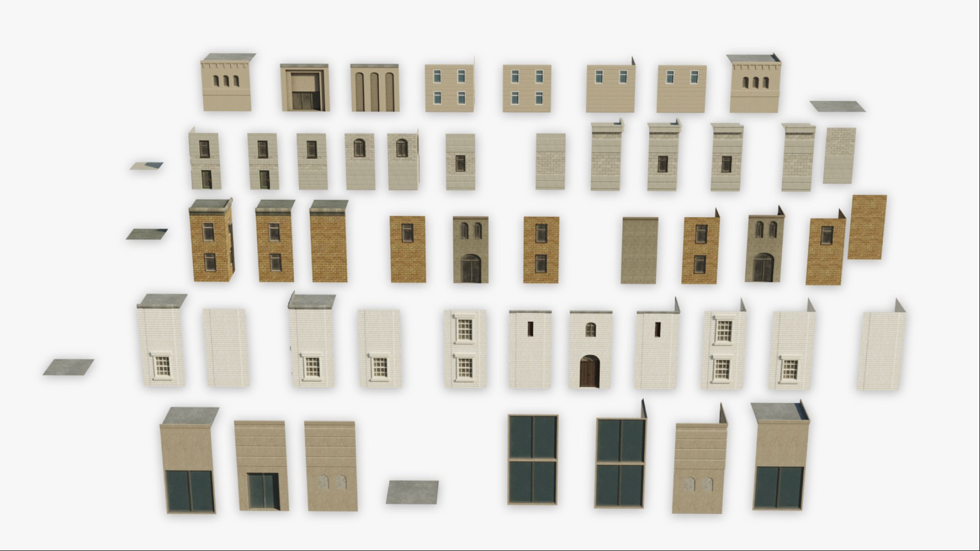 Manhattan - Modular City - Unreal Engine UE4 3D model - TurboSquid 1728263