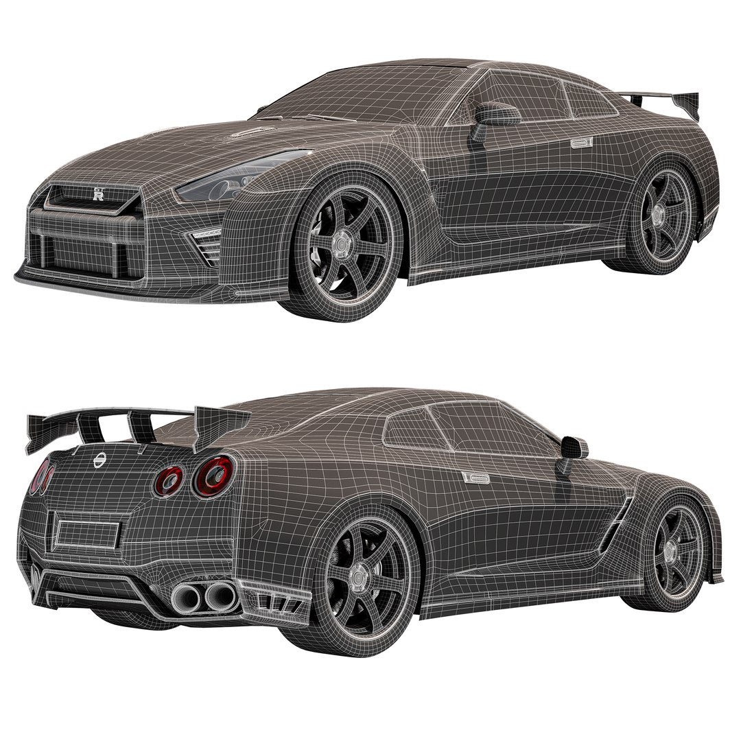 3D Nissan GTR R35 - TurboSquid 2169631