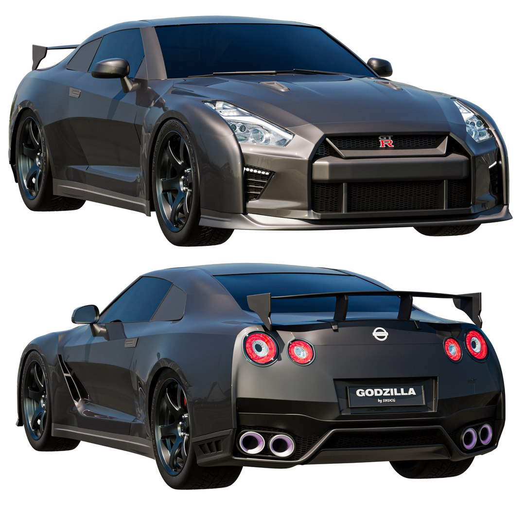 3D Nissan GTR R35 - TurboSquid 2169631