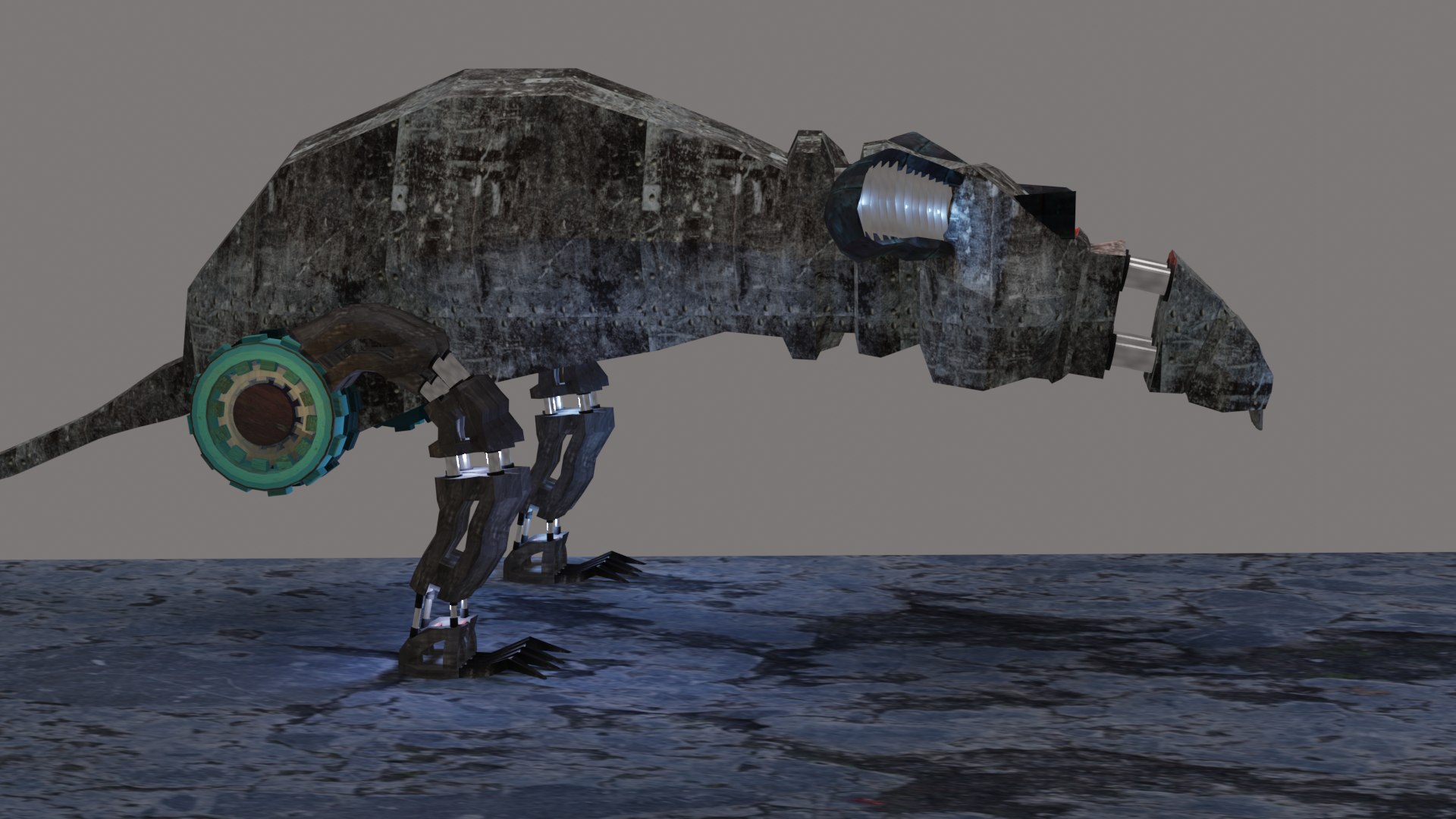 Sci-fi Mechanical Rat Model - TurboSquid 1995509