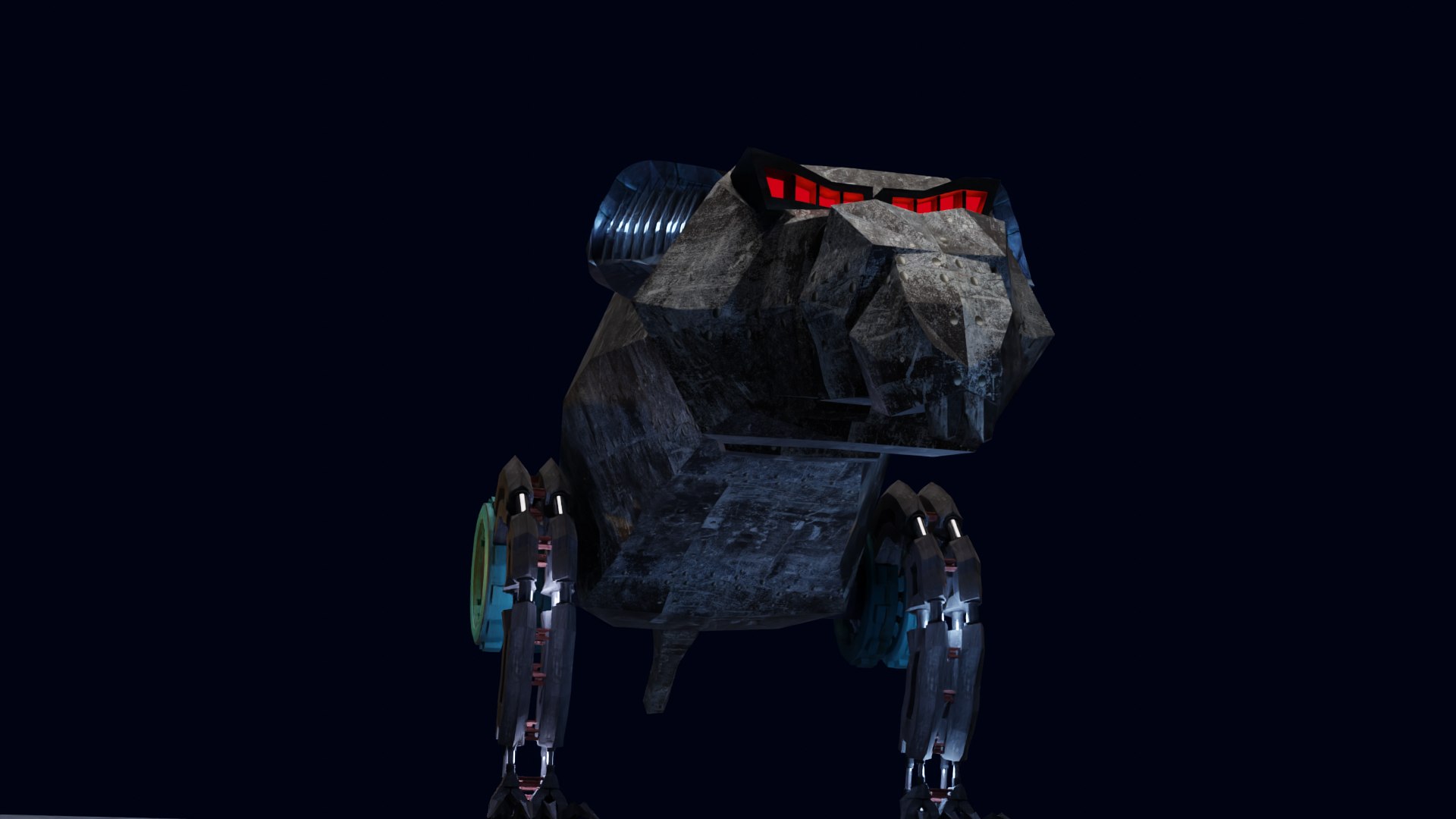 Sci-fi Mechanical Rat Model - TurboSquid 1995509