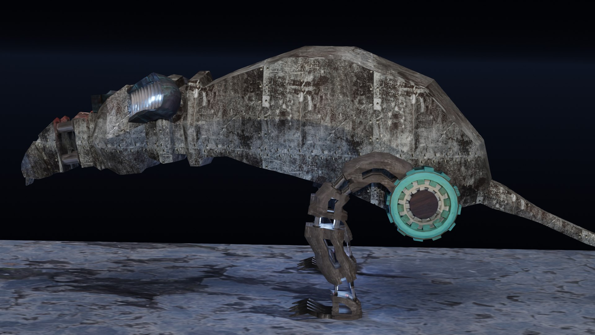 Sci-fi Mechanical Rat Model - TurboSquid 1995509