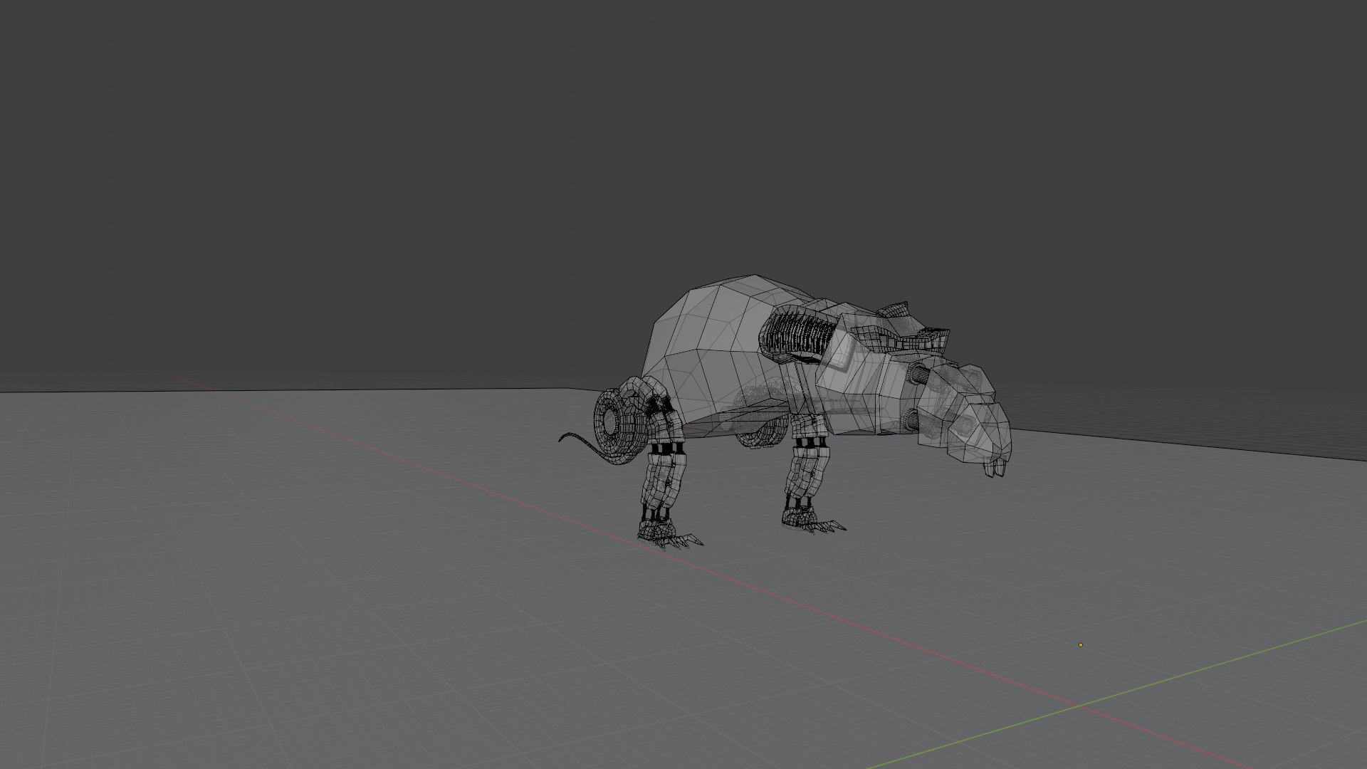 Sci-fi Mechanical Rat Model - TurboSquid 1995509