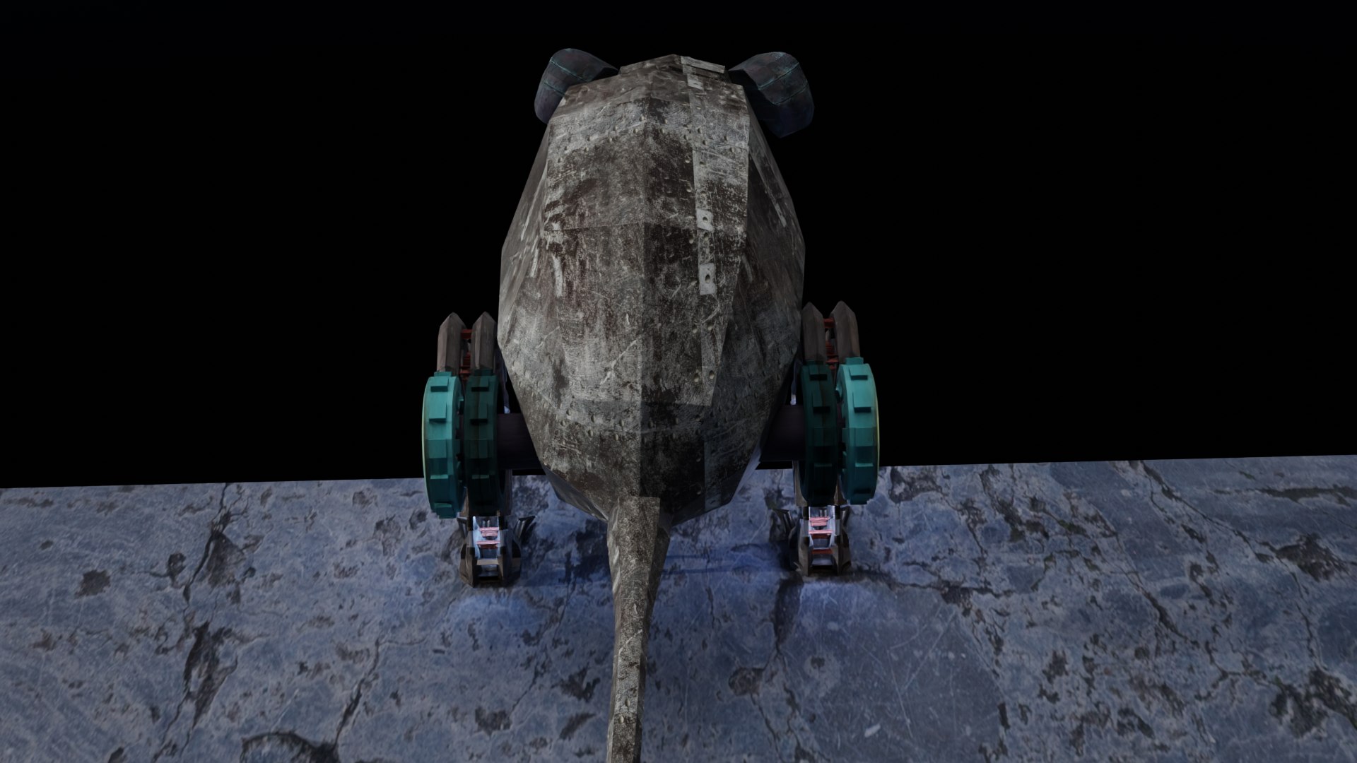 Sci-fi Mechanical Rat Model - TurboSquid 1995509